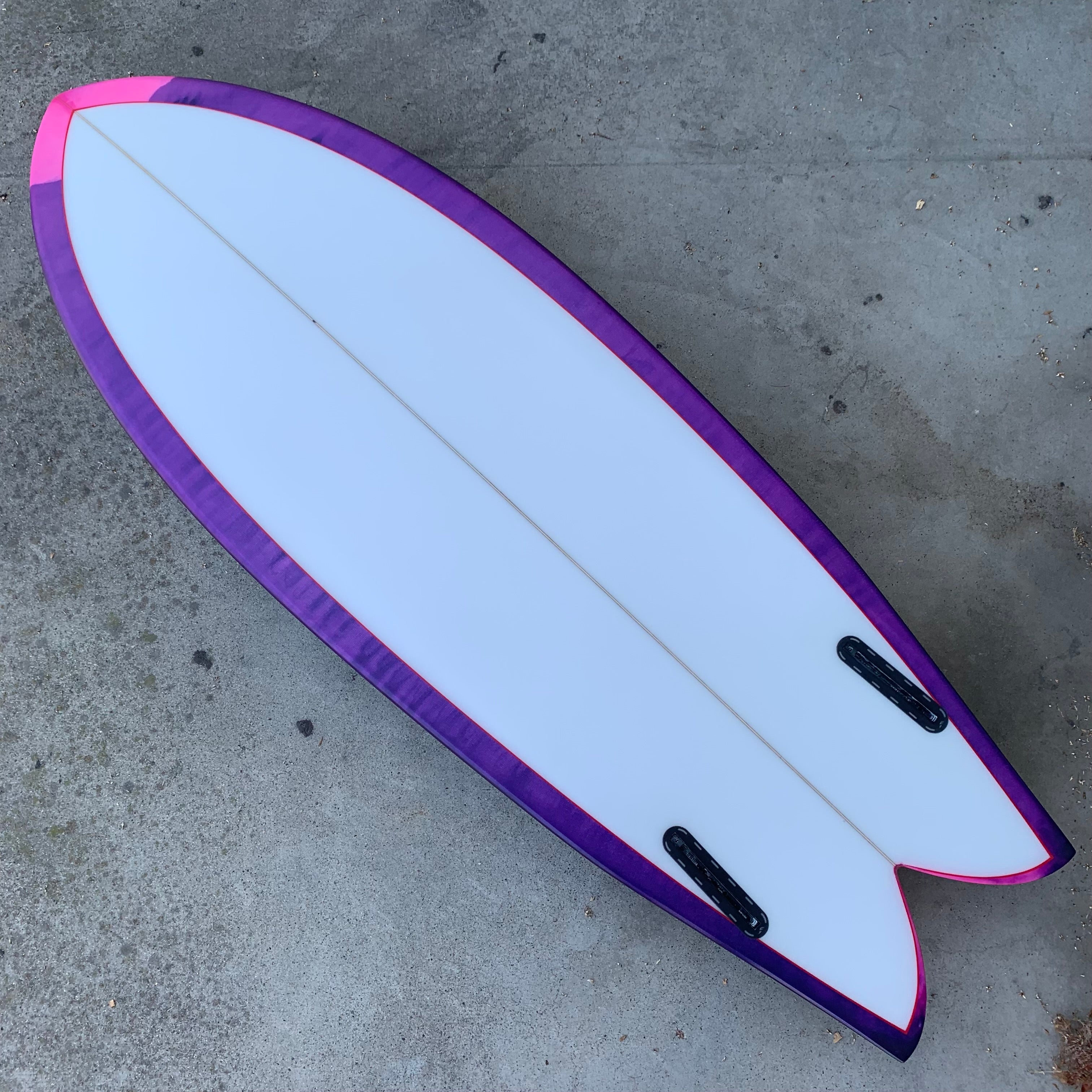 Ryan Burch Surfboards Late Cut Fish 5’4-21 1/4-2 1/4 Stock — Resin ...